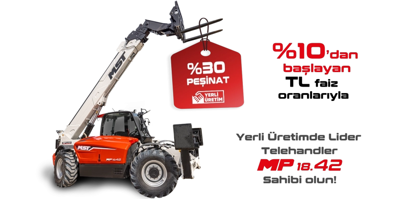 MP 18.42 Telehandler Kampanyası - MST İş Makinaları | 444 2 767